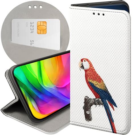 Etui Z Klapk Do Samsung Galaxy A G Wzory Ptaki Ptak Papuga Koliber Case Samsung