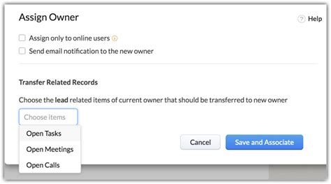 Assigning Record Owner Zoho Crm Help