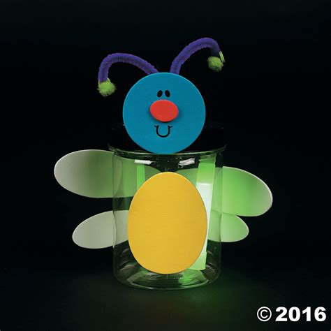 Firefly Jars Craft Kit Lighting Bug Craft Preschool Insect Jar Craft