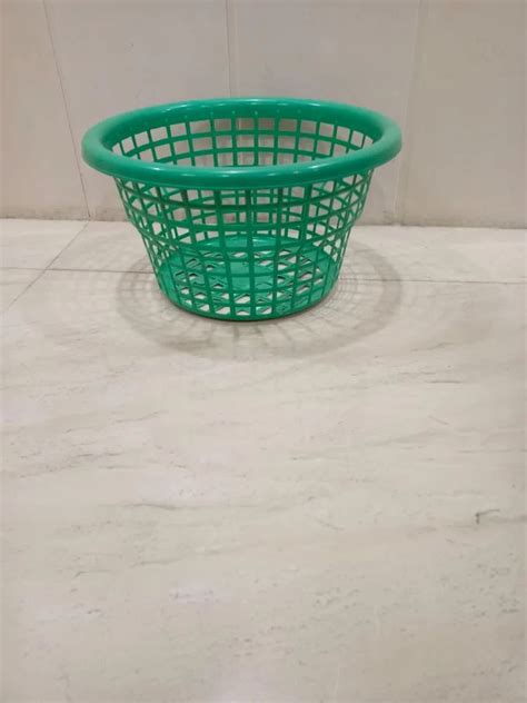 Round Green Plastic Small Tokri For Home And Kitchen At ₹ 20 In New Delhi