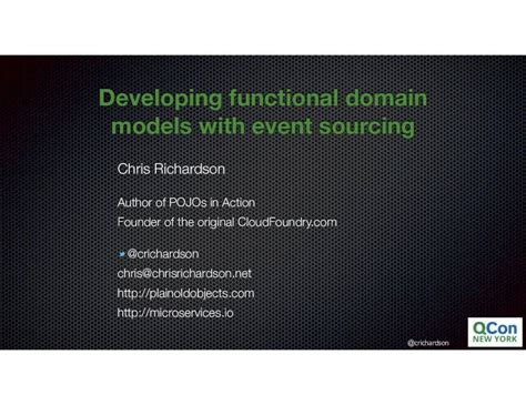 Pdf Developing Functional Domain Models With Event Sourcing Qconny Dokumentips