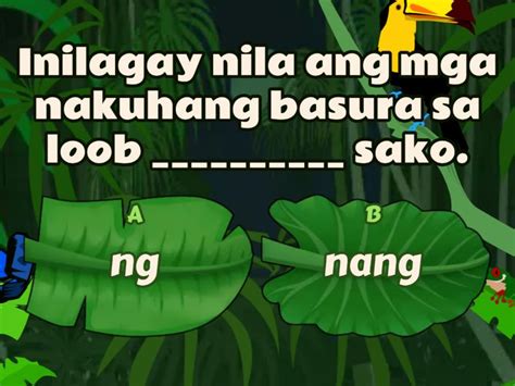 Gamit Ng Ng At Nang Quiz