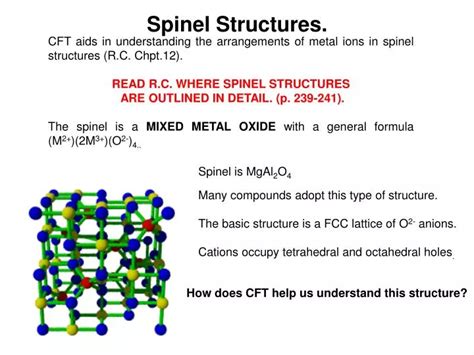 Ppt Spinel Structures Powerpoint Presentation Free Download Id 3122019