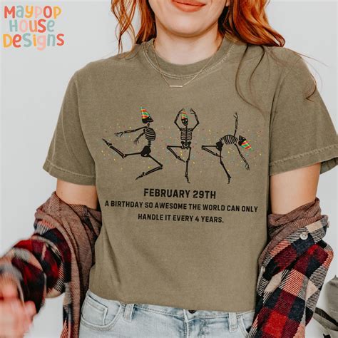 Comfort Colors Leap Year T Shirt Leap Year Birthday Shirt Leap Year Baby Leap Year Birthday