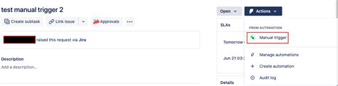 Solved Jira Automation Manual Trigger No Longer Exist