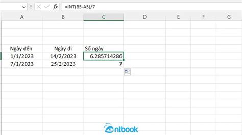 Hàm Int Trong Excel Làm Tròn đến Phần Nguyên Chính Xác