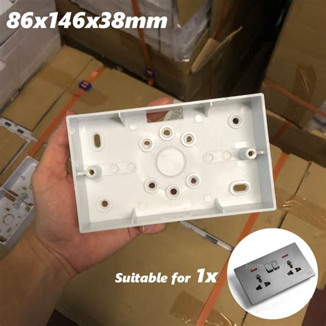 Pvc Box Surface Nut Box Electrical Box Conceal Base Wall Switch Socket Base Box 3x3 3x6