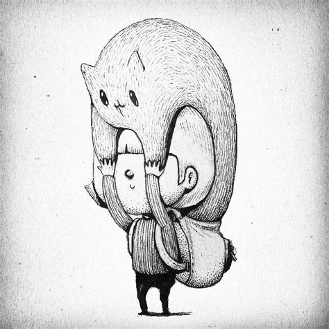 Backpack Cat By Marijatiurina Blackworknow If You Would Like To Be Featured Submissions