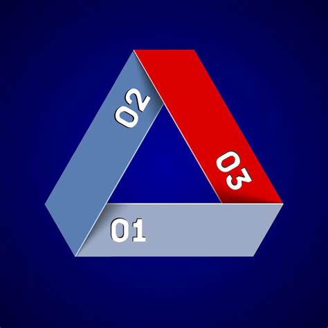 Infographic With Impossible Triangle 52350103 Vector Art At Vecteezy