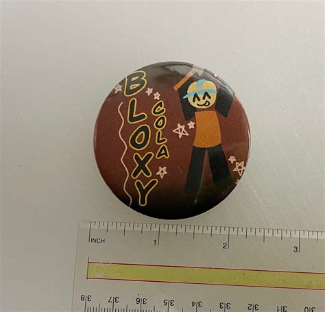 Roblox Bloxy Cola Classic Game Badge Button Pin Etsy