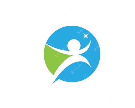 인간의 문자 로고 기호 프리미엄 벡터