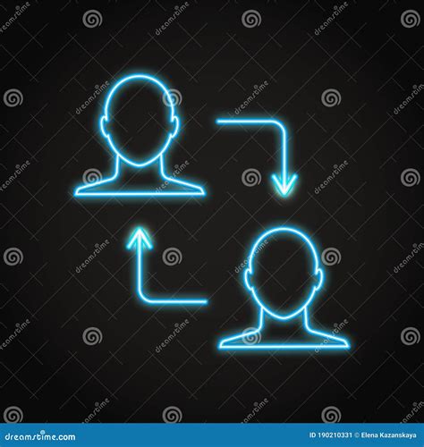 Peer To Peer Icon Monochrome Style Design From Crypto Currency Icon