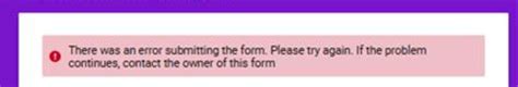 Error When Submitting A Smartsheet Form — Smartsheet Community