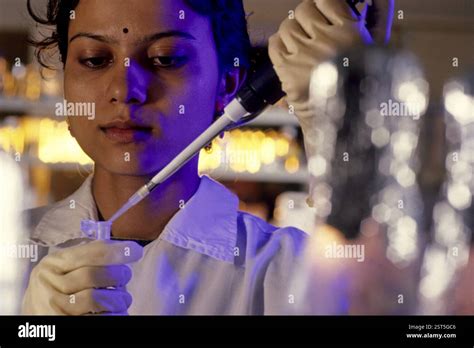 Lab Technician Doing Research Research And Development India Asia