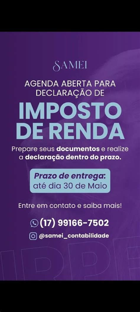 DeclaraÇÃo Irpf 2025 Serviços Jardim Soraia São José Do Rio Preto 1393272477 Olx