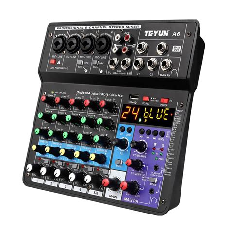Wireless Channel Audio Mixer Portable Sound Mixi Vicedeal