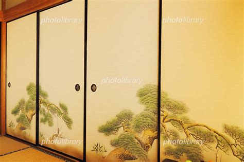 和室のふすま 写真素材 [ 2300412 ] フォトライブラリー Photolibrary
