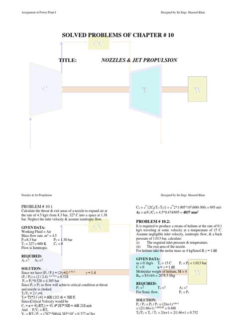 Chapter 10 Solution Manual Pdf Jet Engine Machines