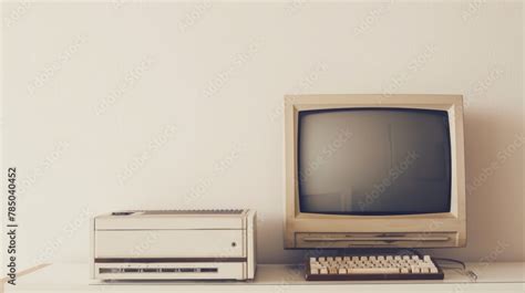 Old Mainframe Processing Units Showcased In A White Minimalist Setting A Dialogue Between