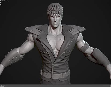 Artstation Realtime Kenshiro In Wip
