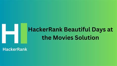 Hackerrank Beautiful Days At The Movies Solution