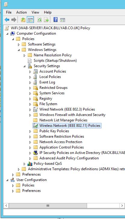 Blacklist Whitelist Wireless Networks Via Group Policy Software And Applications Spiceworks