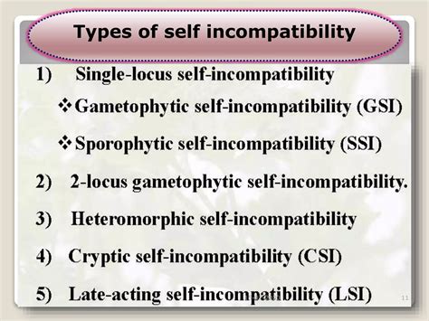 Self Incompatibility Ppt