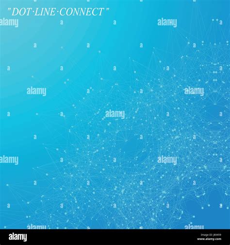 Graphic Background Molecule And Communication Connected Lines With Dots Concept Of The Science