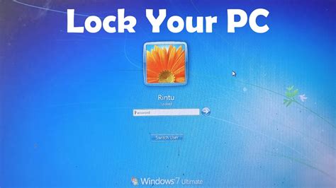 How To Lock Your Computer Pc Me Password Kaise Lagaye Youtube
