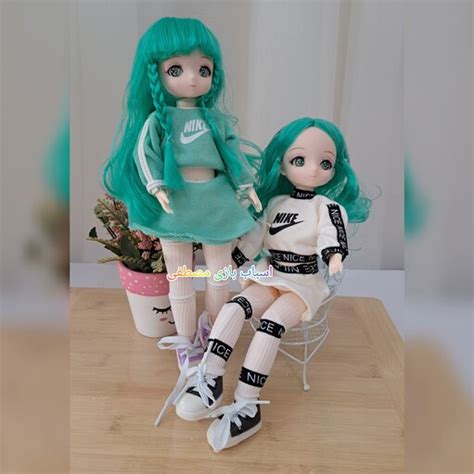 خرید و قیمت عروسک چشم تیله ای 30 سانتی تمام مفصلی لباس اسپورت کیفیت