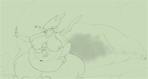 Rule 34 Alien Alien Franchise Bbw Double Belly Evergreenplate Fat