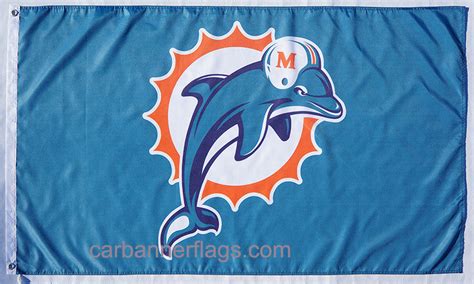 Miami Dolphins Flag 3x5ft Nfl Banner 100 Polyester Super Bowl Flagsshop
