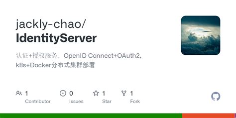 Github Jackly Chao Identityserver Openid Connect Oauth K S Docker