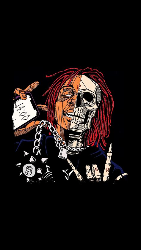 Trippie Redd Cartoon Wallpapers Wallpaper Cave