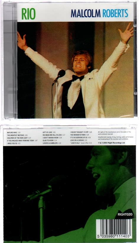 Malcolm Roberts Rio 2008 For Sale Online Ebay