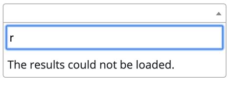 Django Autocomplete Light The Results Could Not Be Loaded Stack Overflow