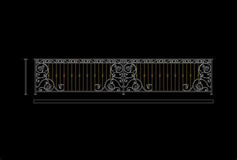 Railing Cad Block Collection In Dwg Icadblock