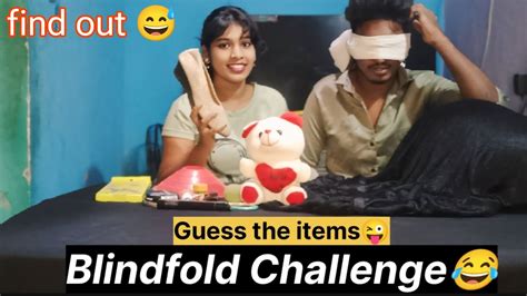 Blindfold Challenge In Tamil Guess The Items Find Out