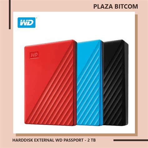 External Hard Disk Wd My Passport 2tb Hdd Bitcom Plaza