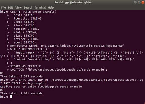 Apache Hive Ddl Operations Tutorial Cloudduggu
