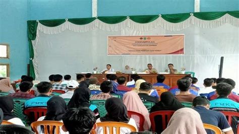 Sosialisasi Pemuda Siap Kerja Pgk Sambas Beri Fasilitas Warga