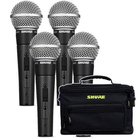 [4本収納ケース付属キャンペーン]shure Sm58se 4本セット ダイナミックマイク マークスミュージック 通販 Yahoo