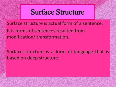 Grammaticality Deep And Surface Structure And Ambiguity