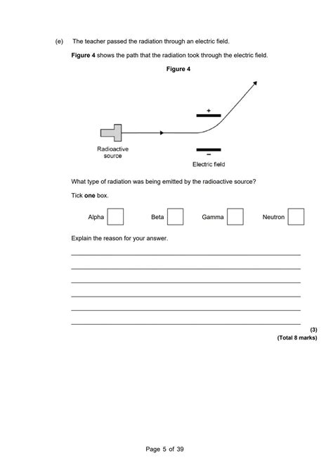 Simply Explained Aqa Gcse Physics Atomic Structure Questions And