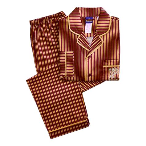 代购正版pbteen哈利波特周边四学院睡衣斯莱特林格兰芬多纯棉套装 虎窝淘