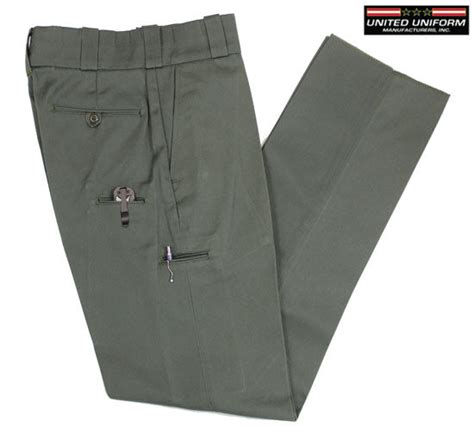 United Uniform Green Eight Pocket Poly Cotton Mens Pants Uniform
