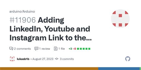 adding linkedin youtube and instagram link to the readme by lukasb1b