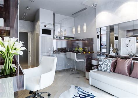 Дизайн квартиры студии 20 кв м [60 фото] планировки зонирование