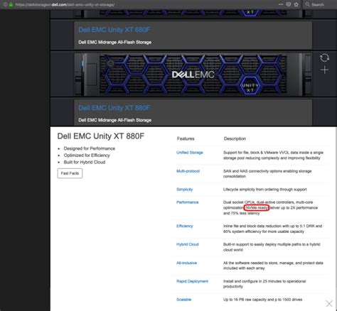New Dell Emc Unity Lineup Unity Xt 380f 480f 680f And 880f 50mu