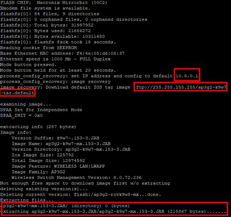 Convert Cisco AP To Autonomous Mode WYFI Ca